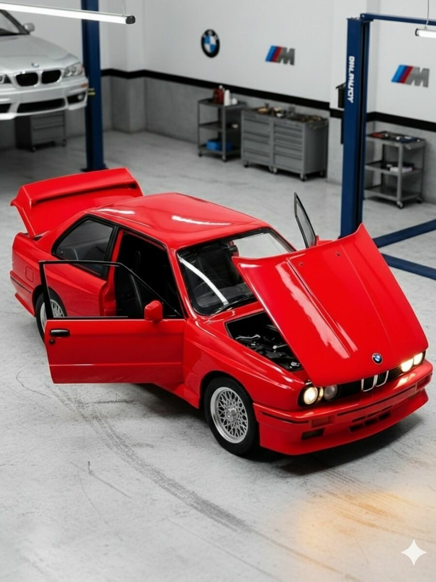 Металлическая инерционная машинка (модель автомобиля) BMW БМВ М3 1:24