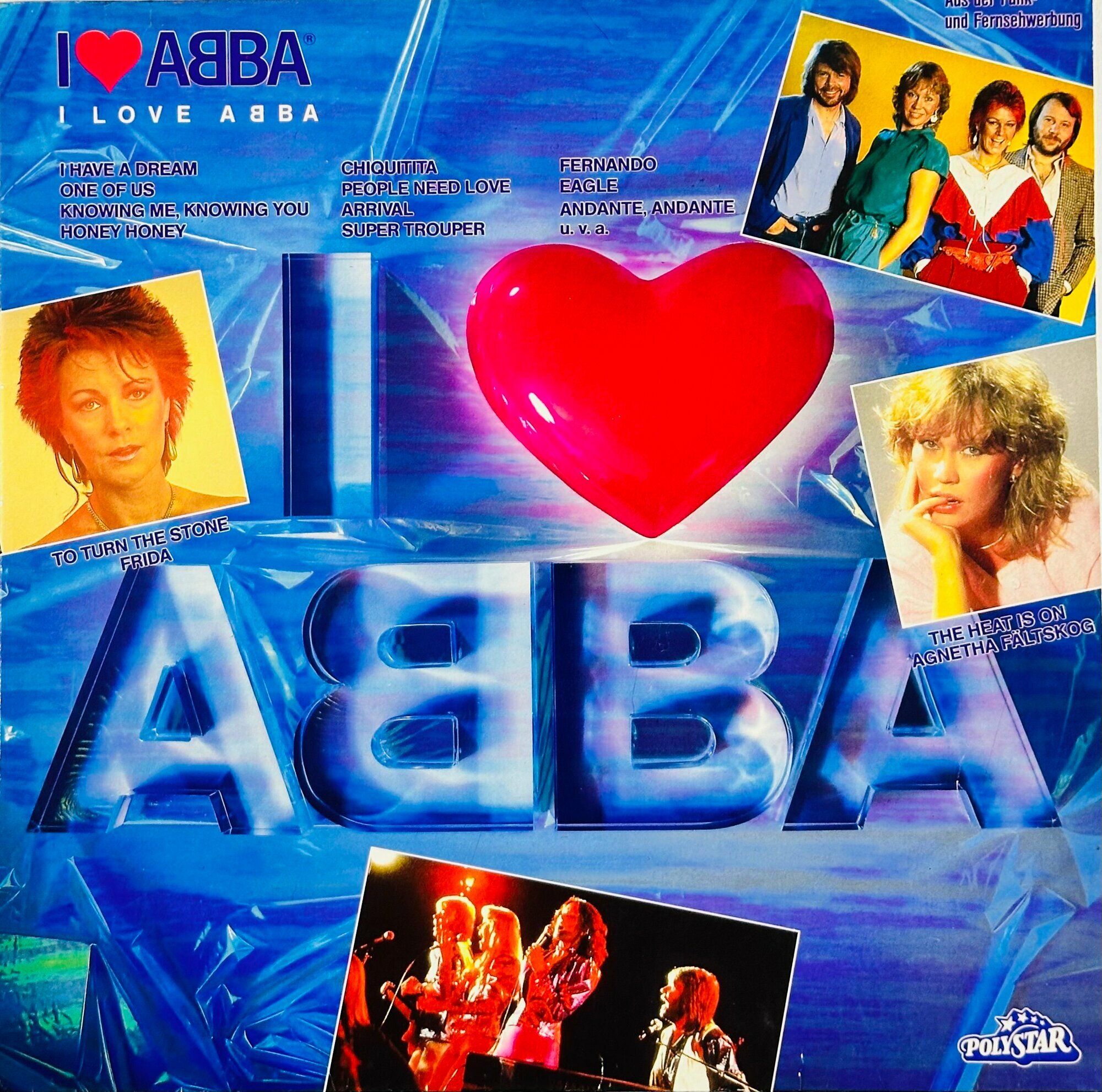 ABBA "I Love ABBA", винил LP12" 1983 Germany