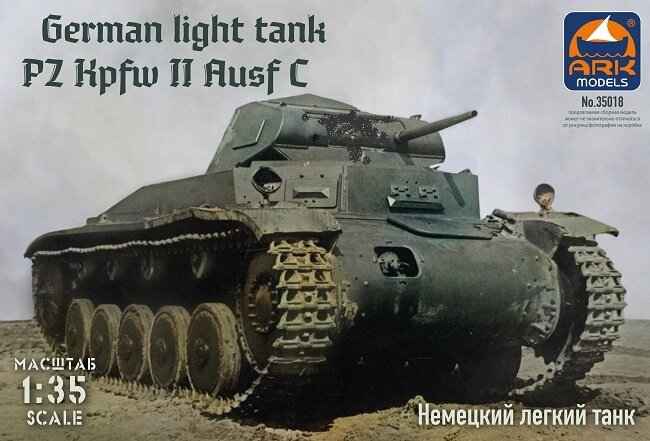 35018 ARK Models Немецкий легкий танк Т-II C 1/35