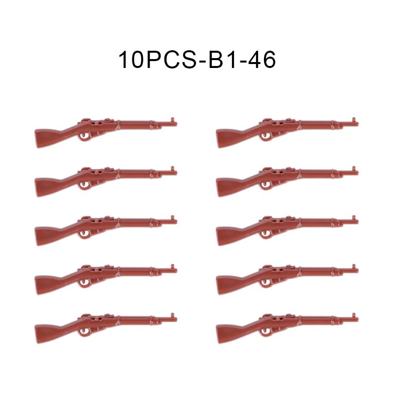 10PCS-B1-46 Бордовые солдаты WW2