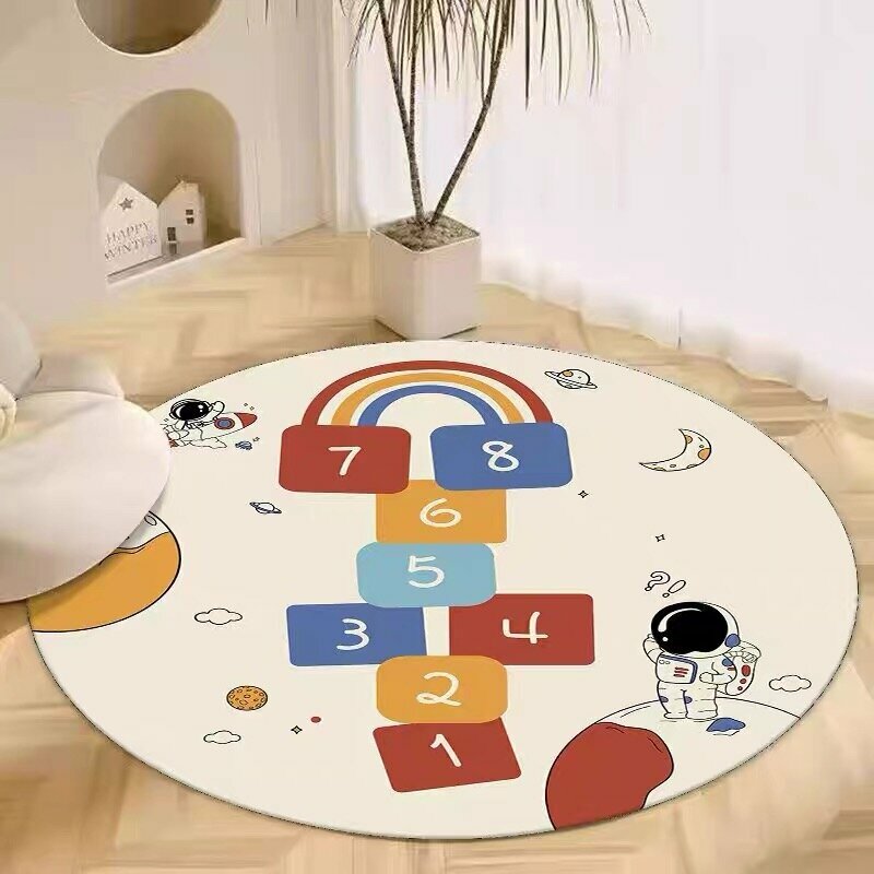 Детский ковер Круглый ковер Комната для детей, гостиная, кабинет, спальня, 160*160cm