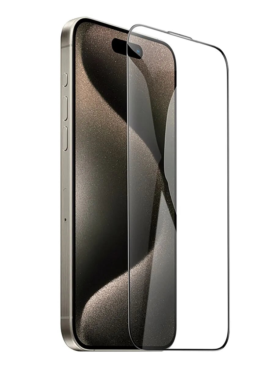 Защитное стекло Hoco A777 IPhone 15 Pro, ударопрочное, цвет черный