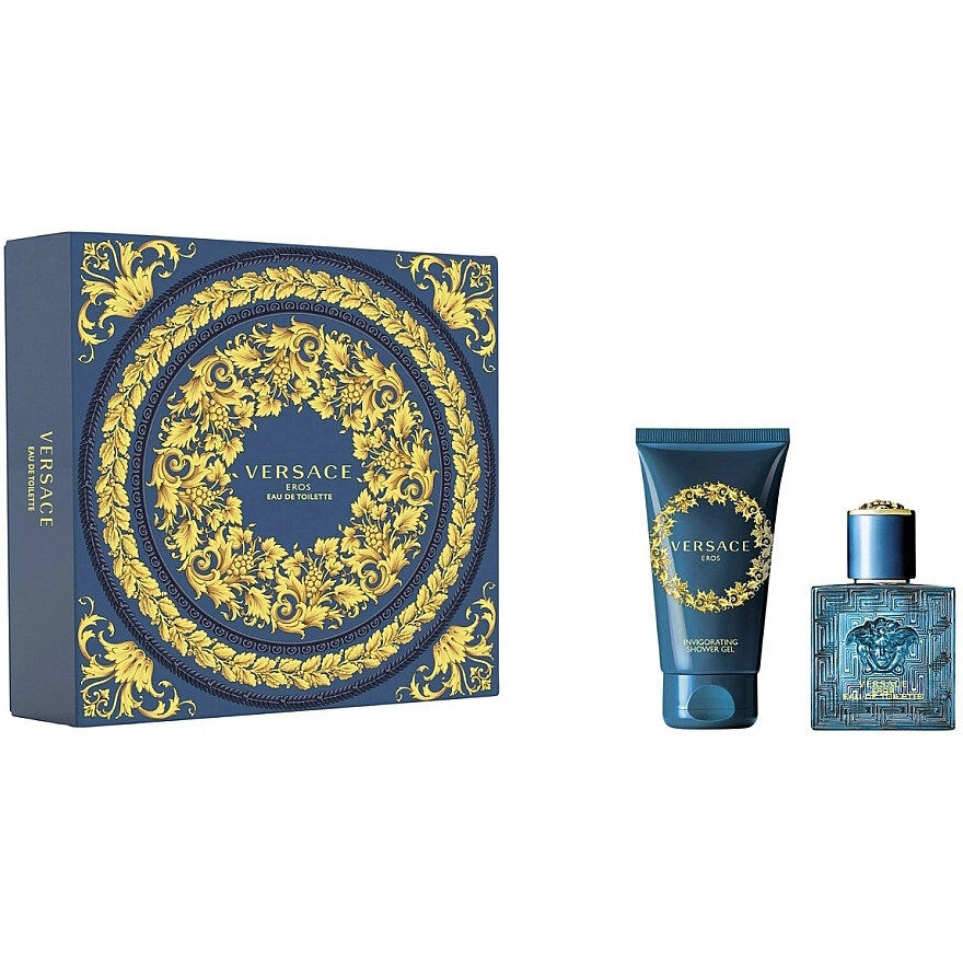 Набор для мужчин Versace Eros туалетная вода 30 мл + гель для душа 50 мл / Версаче Эрос — фото 1