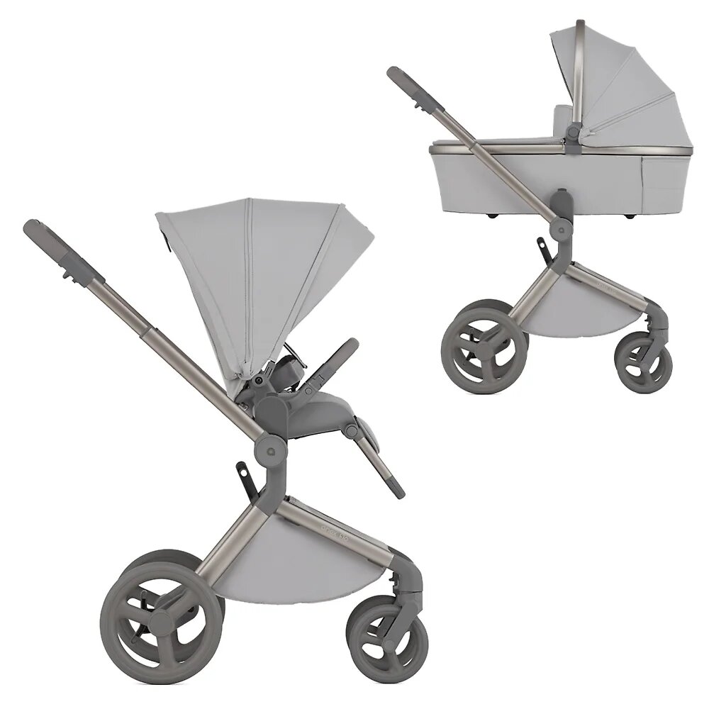 Детская коляска 2в1 Anex Flo, цвет Frossy (Светло-серый), артикул производителя fl-06c