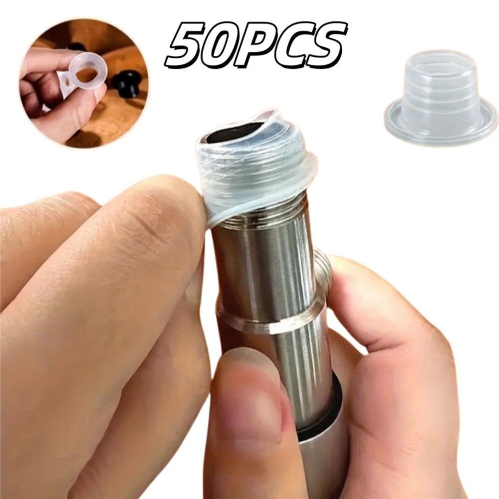 Силиконовые прокладки для кранов 0.62x0.51x0.98 дюйма - герметичные уплотнительные кольца без тефлоновой ленты