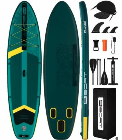 SUP доска надувная PRO 351-89-15 см, с сиденьем, полный комплект