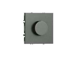 Светорегулятор Triac поворотный LED 100Вт, цвет матовый титан, серия S08, Donel