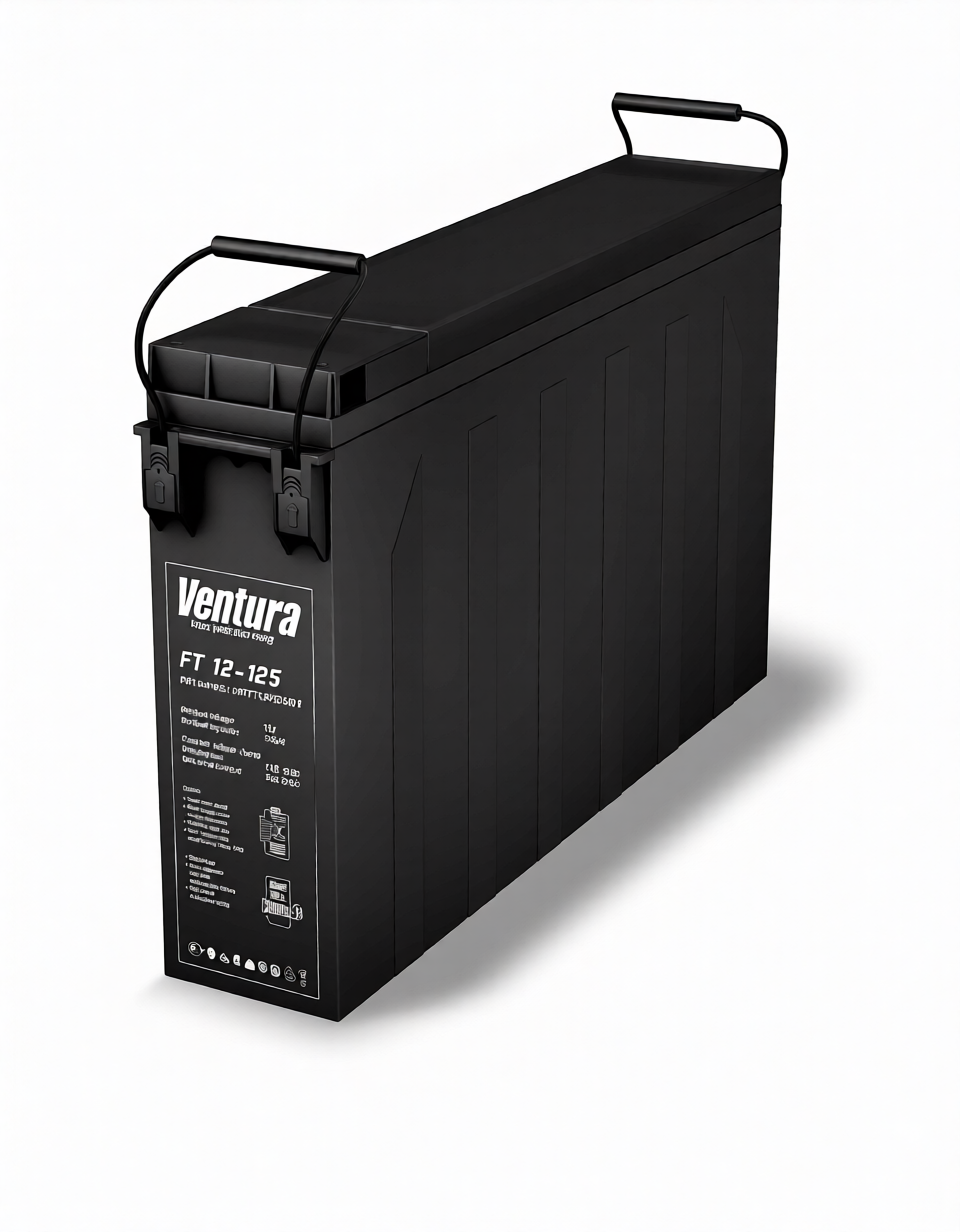 Аккумулятор Ventura "FT" 12-125, 12 В, 130 Ач, фронтальное присоединение