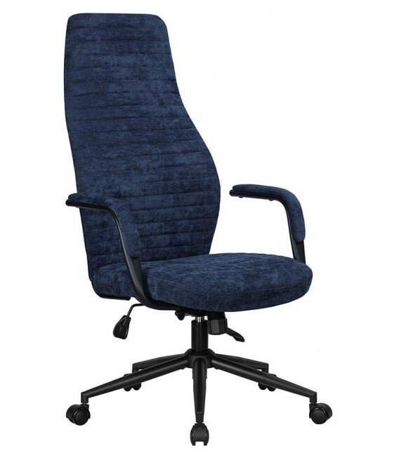 Офисное кресло для руководителей DOBRIN LOKI LMR-134BL (синий)