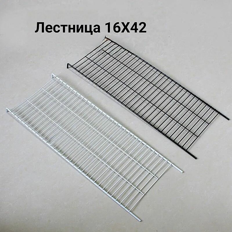 Клетка-вилла для кошек и собак, сборная металлическая сетка, ограждение для домашних животных, полка из проволочной сетки Чёрная лестница