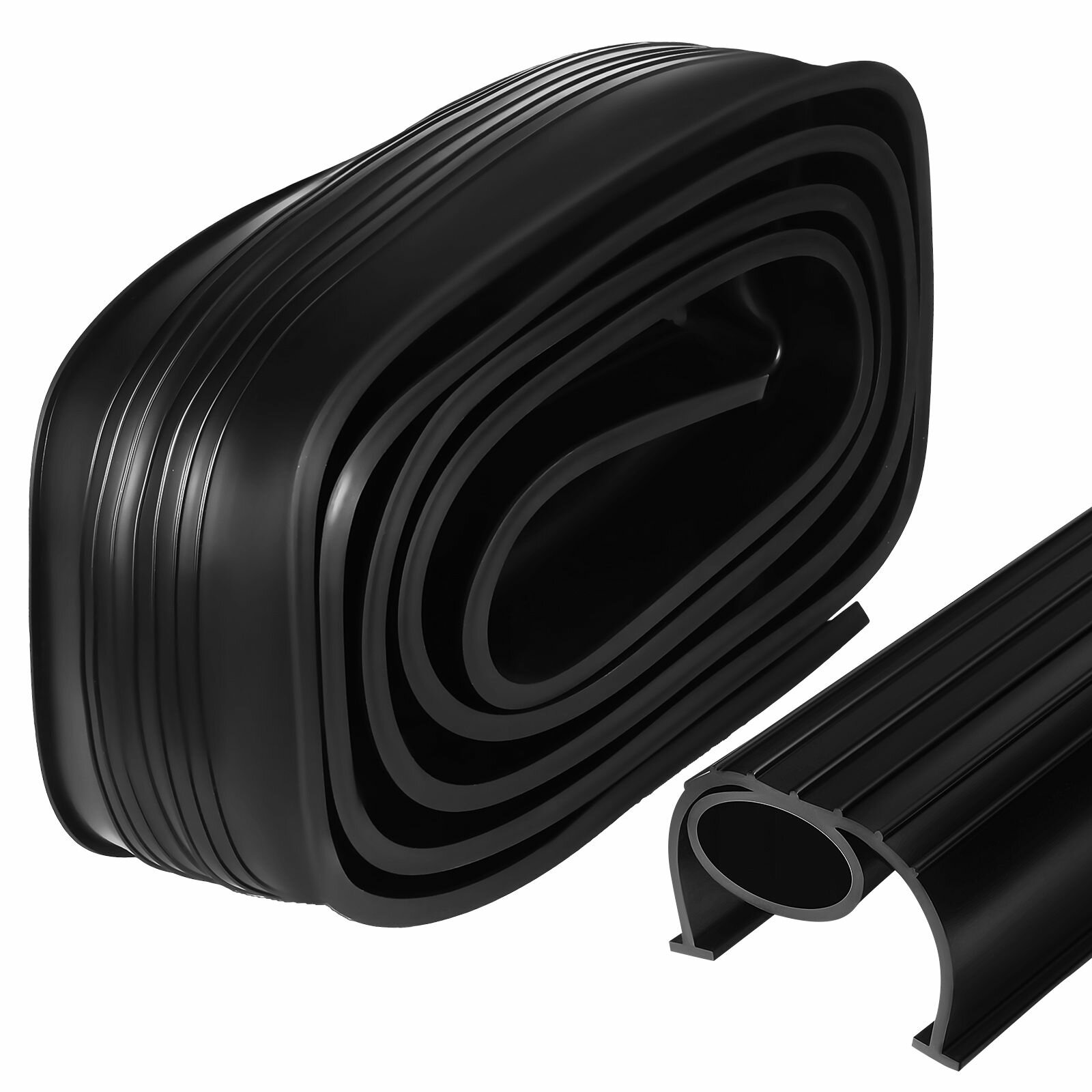 Закрывающий уплотнитель для гаражных ворот, из EPDM-материала, защита от дождя, 1 Рулон