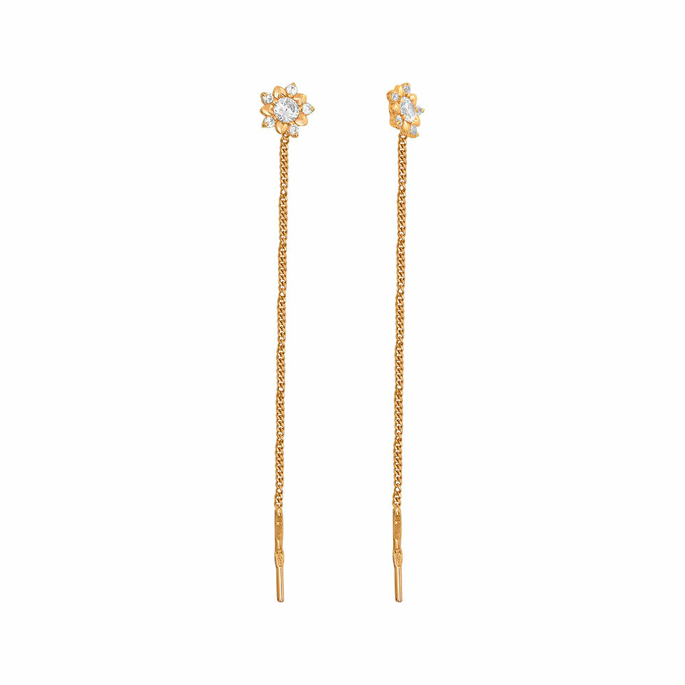 серьги из золота