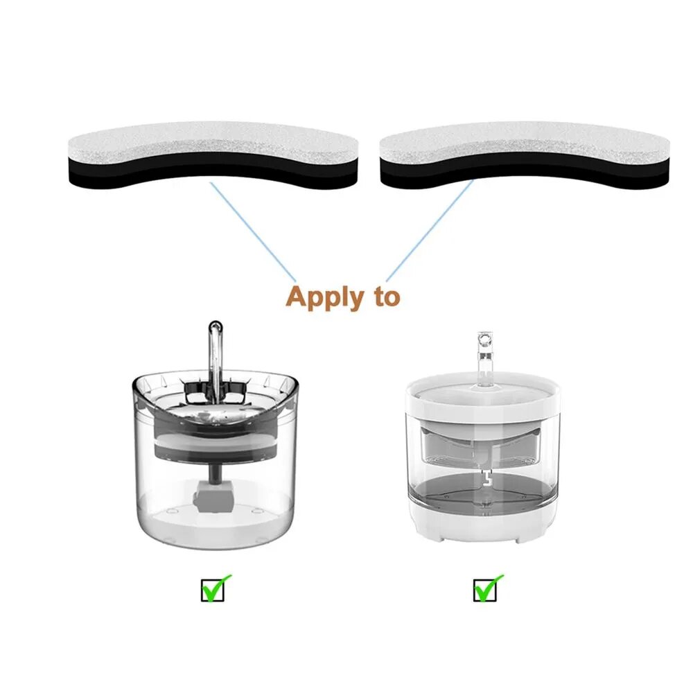 Фильтр из вспененного материала для питьевого фонтанчика