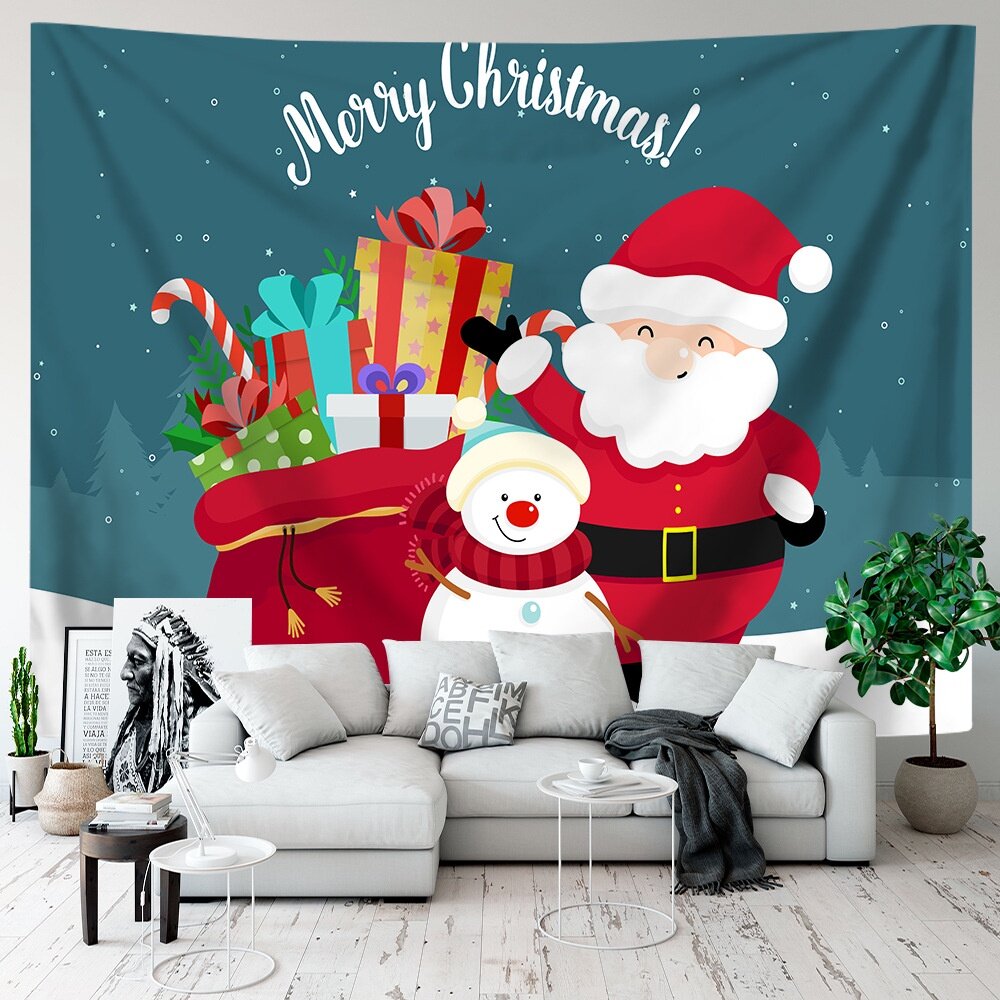 Картина с Санта-Клаусом для домашнего декора, современный и простой стиль, 130*150 см