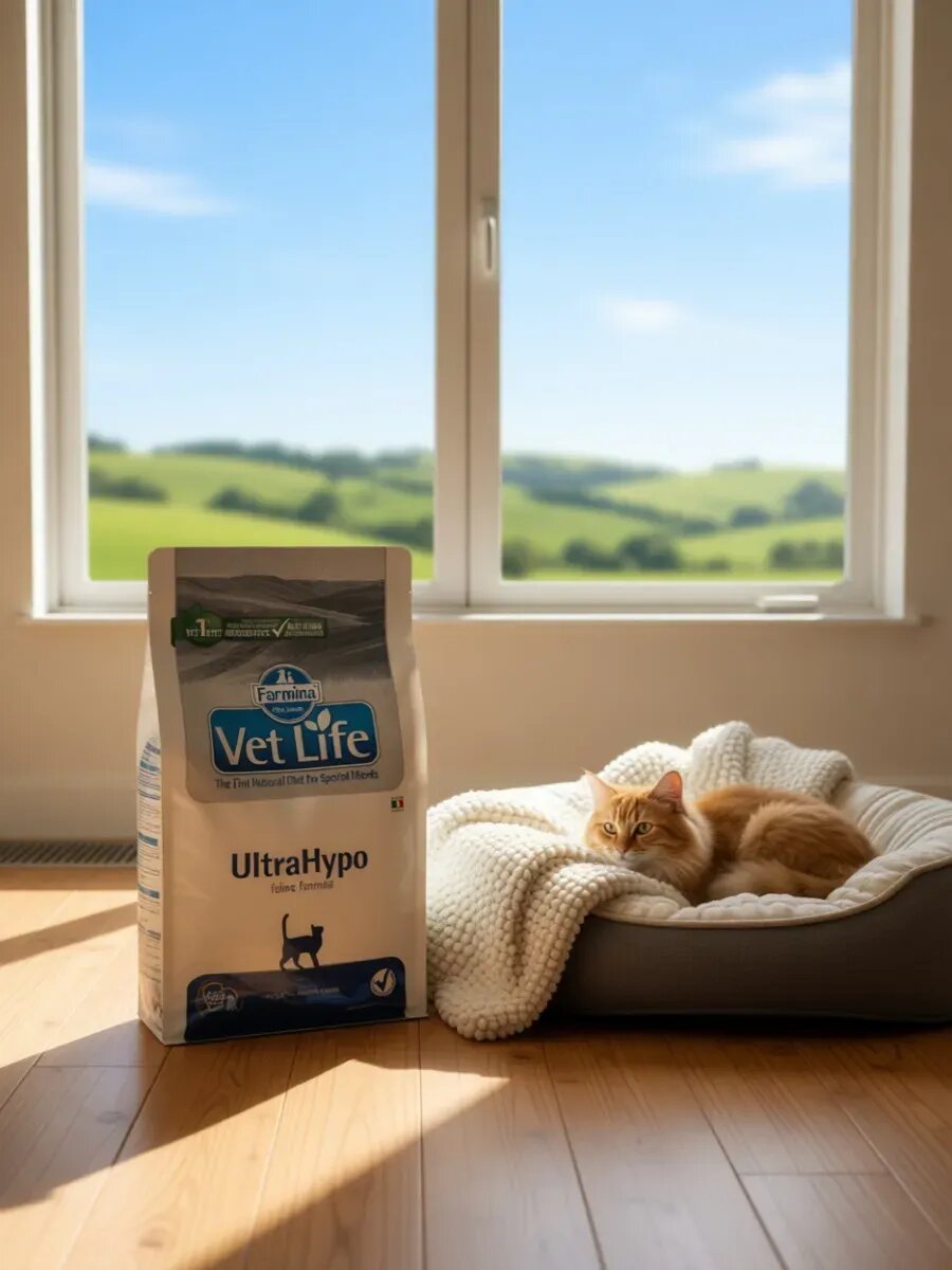 VET LIFE ULTRAHYPO для кошек (сниж. пищ. неперен.), 0,4 кг