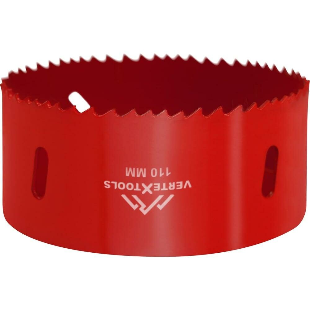 Коронка биметаллическая по металлу 110 мм vertextools 2525-110