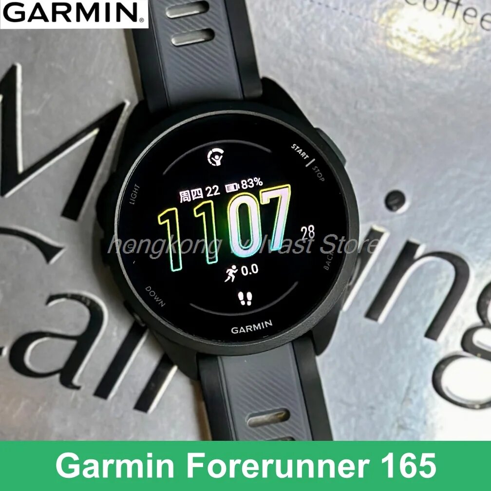 Garmin Forerunner 165, Black, ship today — фото 1