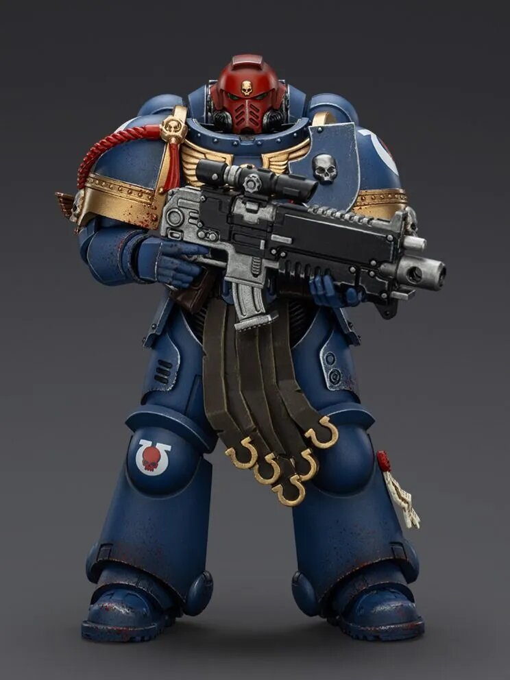 Подвижная фигурка JOYTOY Warhammer 40K 1/18 Action Figures Ultramarines Sergeant Gadriel-Collectors Edition