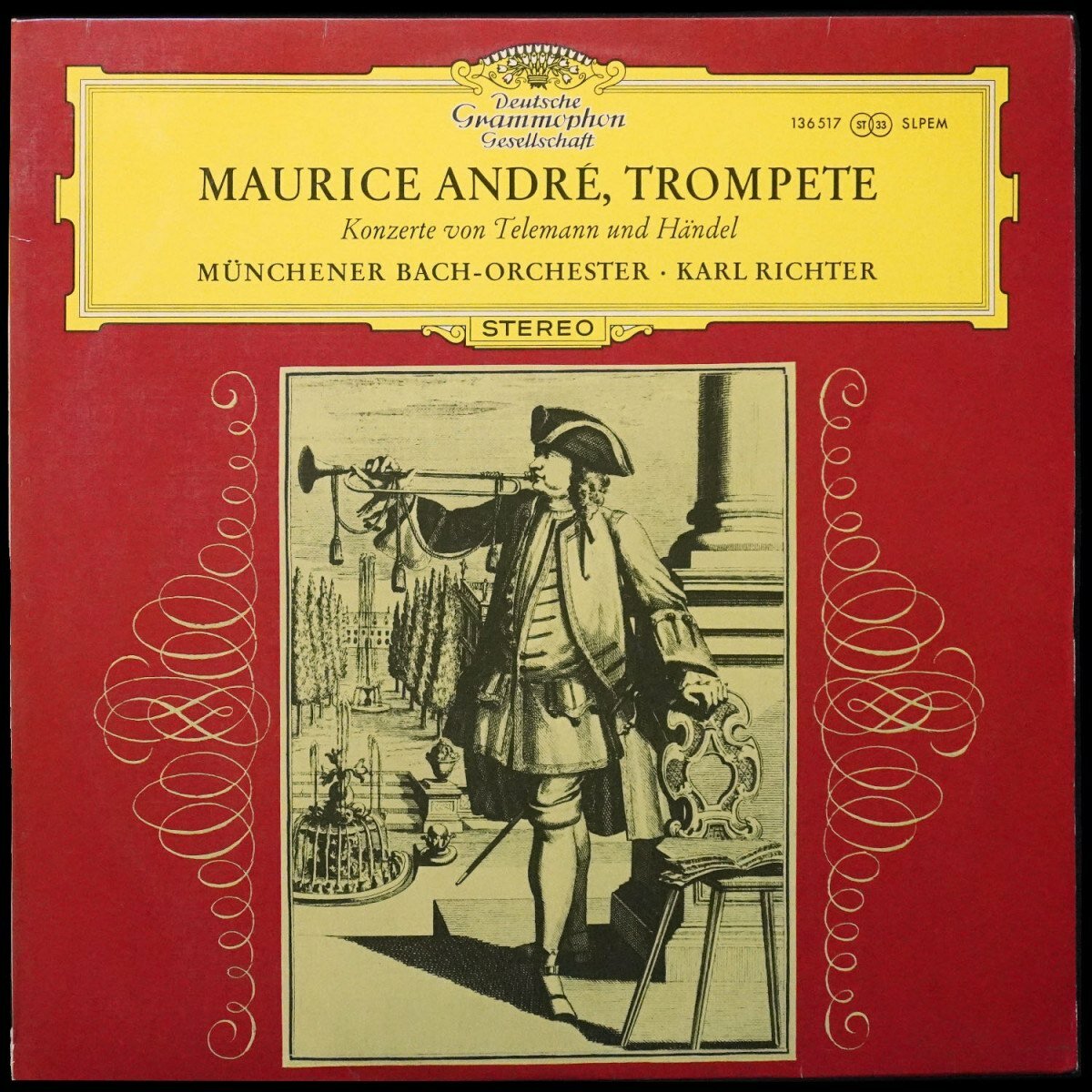 Виниловая пластинка Deutsche Grammophon Maurice Andre – Richter: Konzerte Von Telemann Und Handel