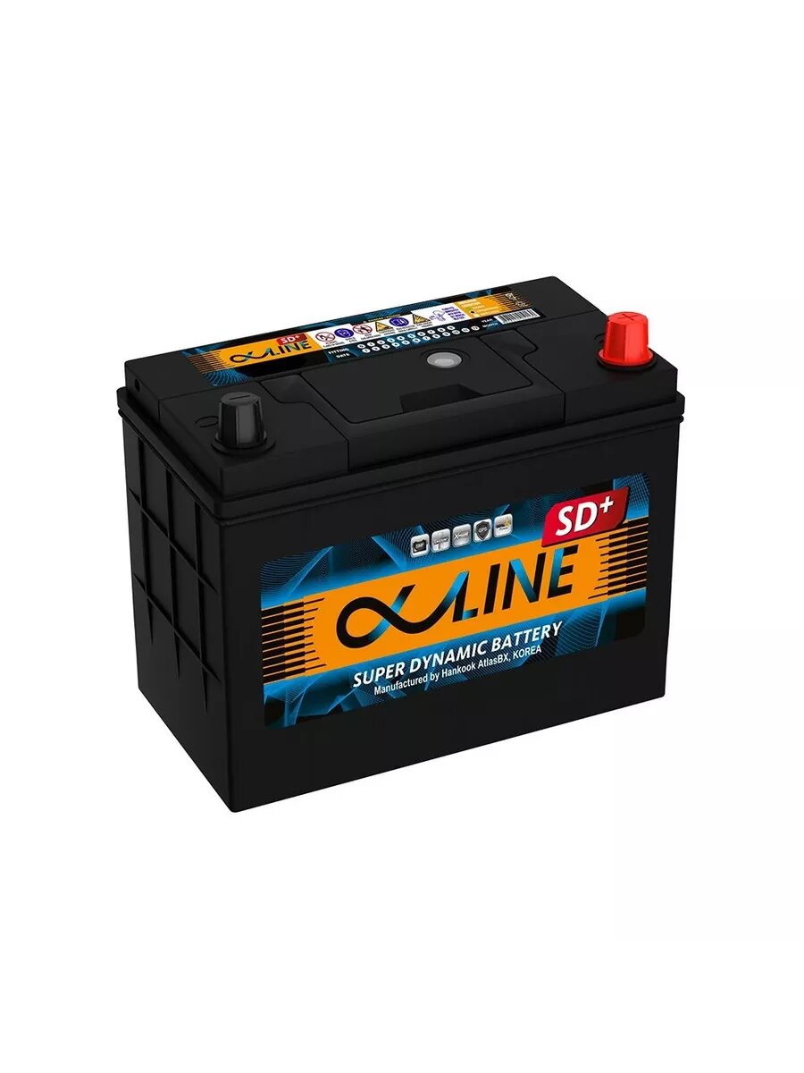 Аккумулятор ALPHALINE SD 70B24LS 12V 55Ач обр. пол.