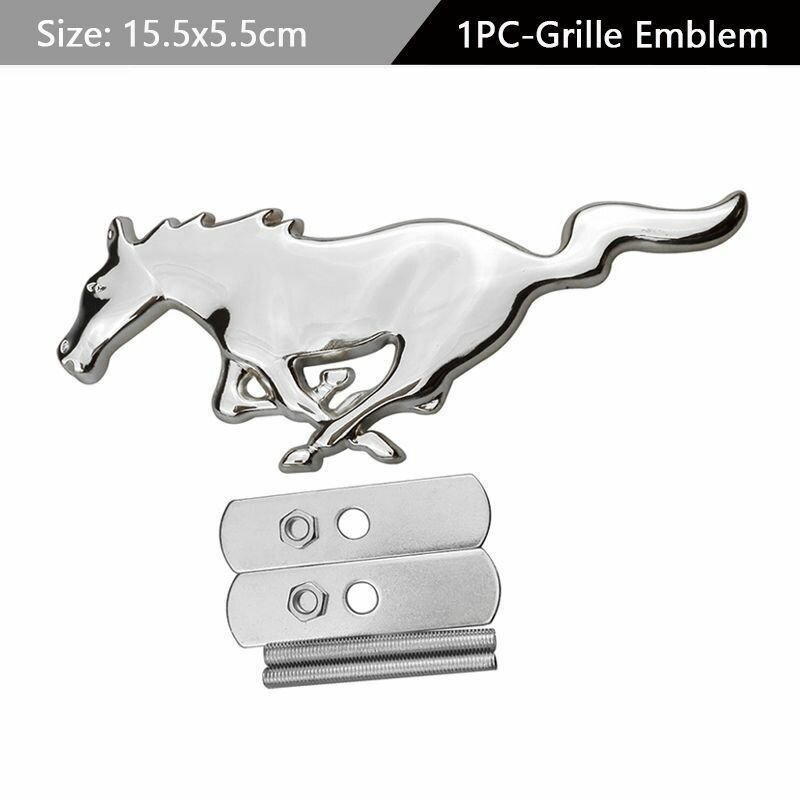 Ford Mustang Металлическая автомобильная передняя решетка Эмблема