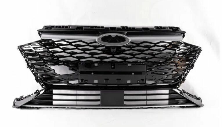 Решетка радиатора, артикул 602003558AA, черная, для Chery Arrizo 8