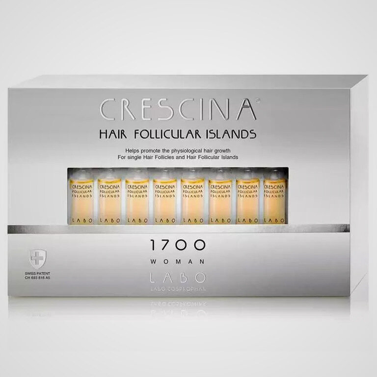 Лосьон для стимуляции роста волос для женщин 1700 40 амп Crescina Follicular Islands 1700 For Woman Лосьон 40 АМП