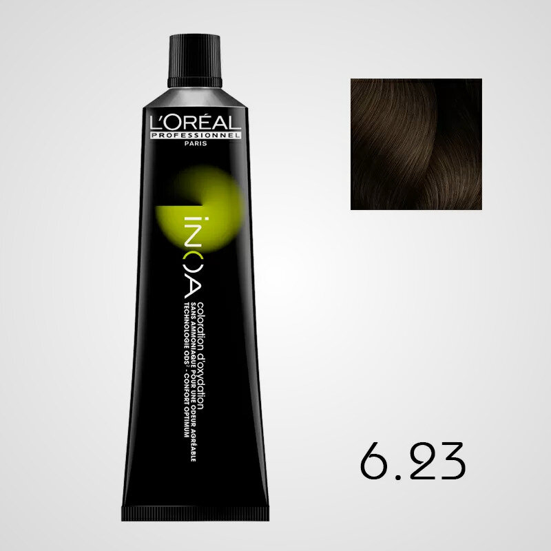 Краска для волос Inoa 6.23 60 гр L'Oreal Professionnel Inoa 6.23 60GRM VA44 Краска 60 гр