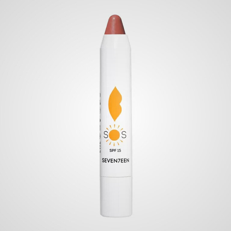 Восстанавливающий увлажняющий бальзам для губ spf 15+ Нежная карамель SEVENTEEN SOS LIP BALM Caramel Бальзам 2,6 гр