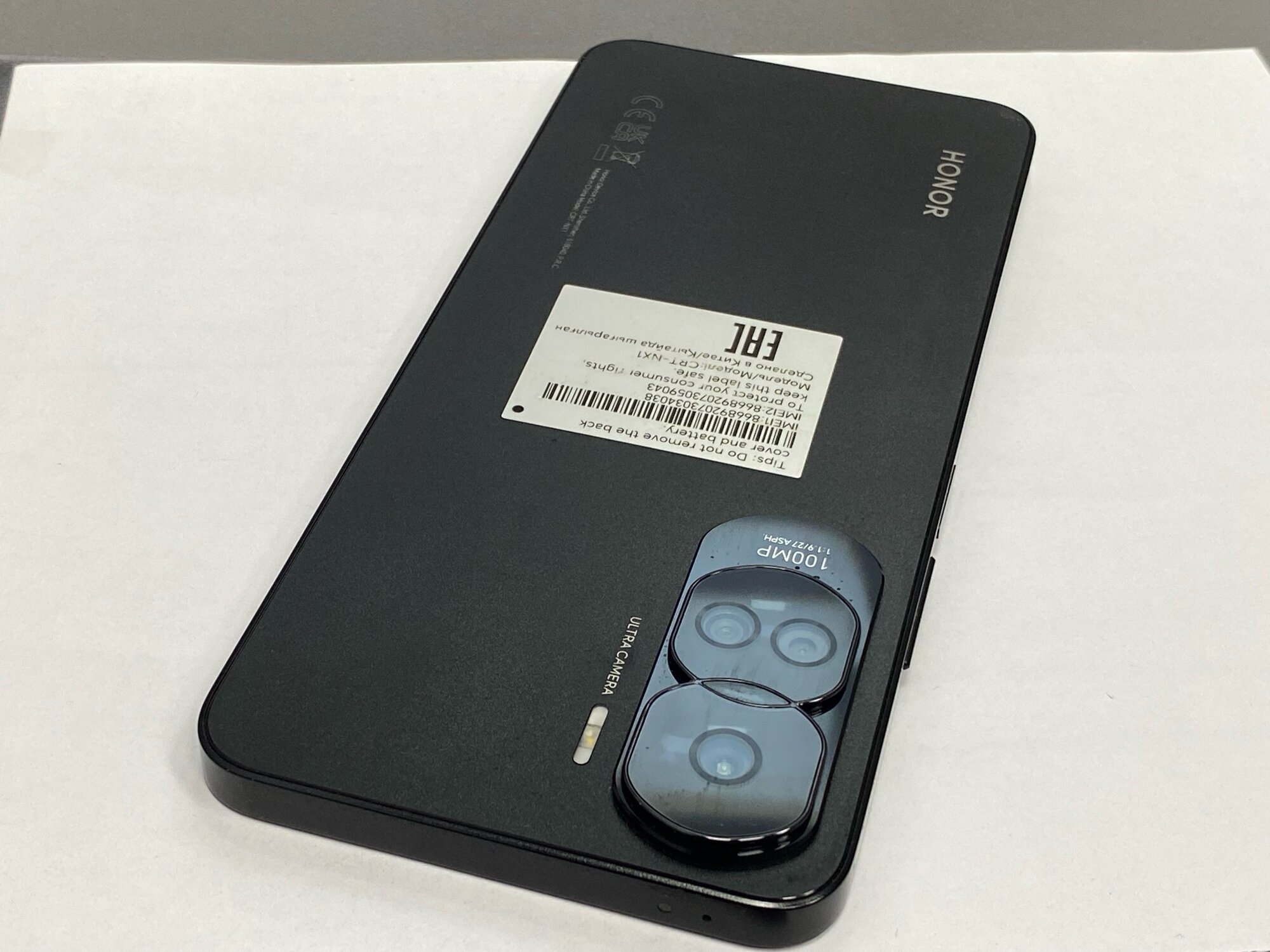 Смартфон HONOR 90 Lite 8/256 ГБ RU, 2 nano SIM, черный (black), (Б/У), уценка