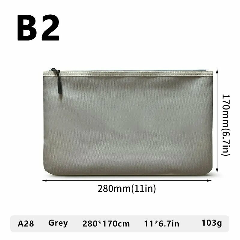 Огнеупорный водонепроницаемый мешок для денег и документов