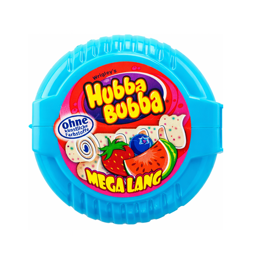 Hubba Bubba Mega Lang Fruits жев. резинка фруктовая 56 гр