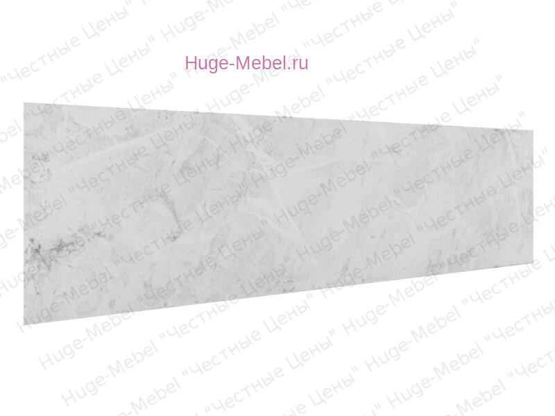 Стеновая панель "Мрамор лацио белый" 3 метра Huge Mebel . Ширина 2202. Кухонные фартуки