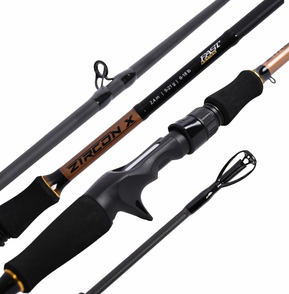 Спиннинг кастинговый Maximus Zircon-X C 24M 240 см тест 7-35 гр