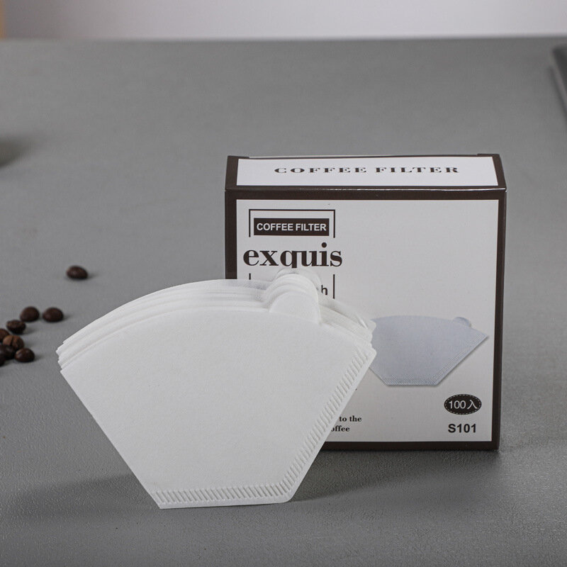Оригинальная цветная фильтровальная бумага для кофе, фильтровальная бумага для американской кофемашины, неотбеленная натуральная цветная фильтровальная бумага, керамический фильтр для кофе