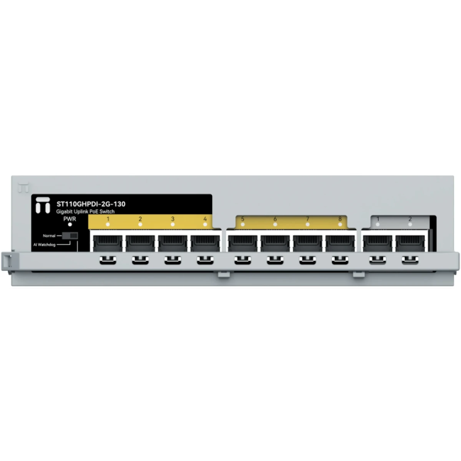 Коммутатор Netis ST110GHPDI-2G-130 8x100Мбит/с 2x1Гбит/с 8PoE 130W неуправляемый