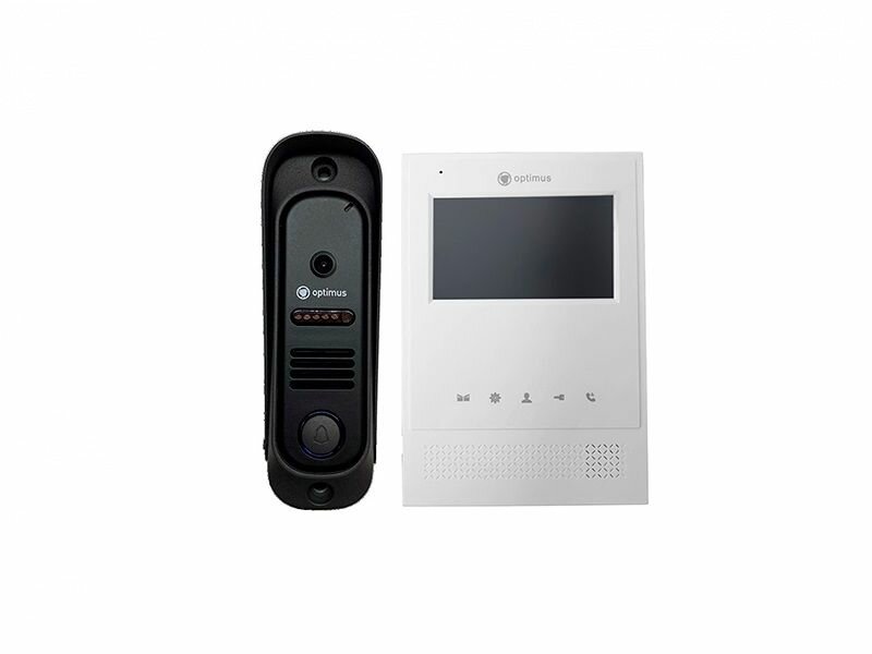 Leader IK-24B32I (w+b) Комплект CVBS Цветной видеодомофона 3" (Cенсорный экран)