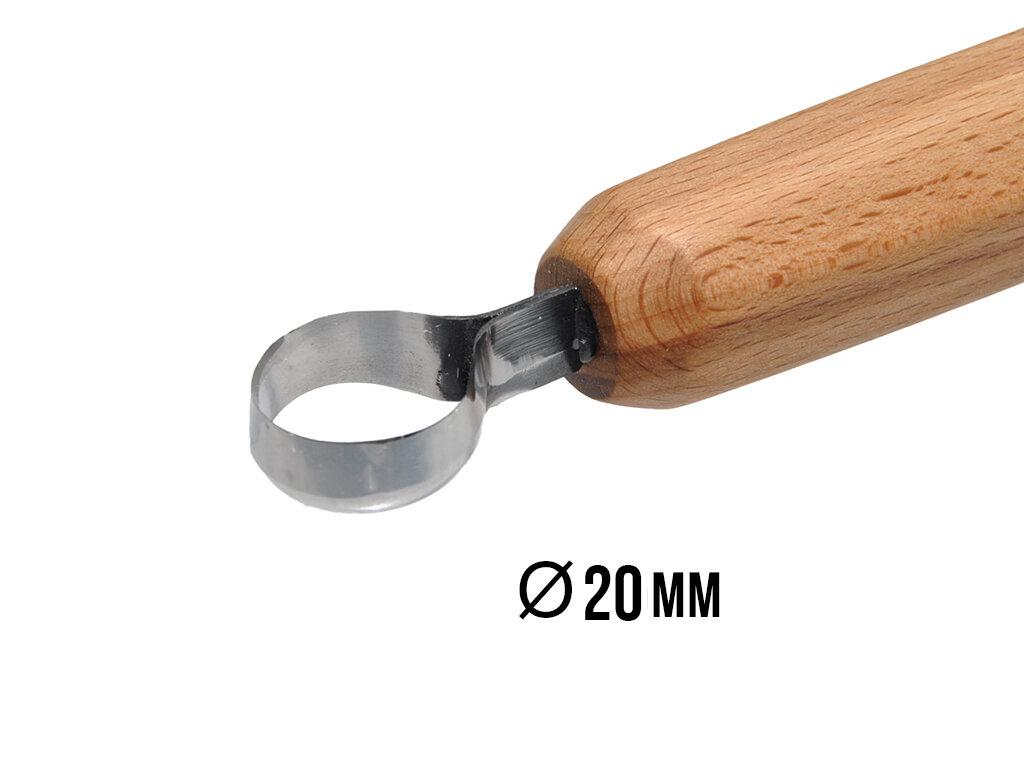 № Л20б Ложкорез силовой кольцо - диаметр 20 мм режущая часть. Татьянка