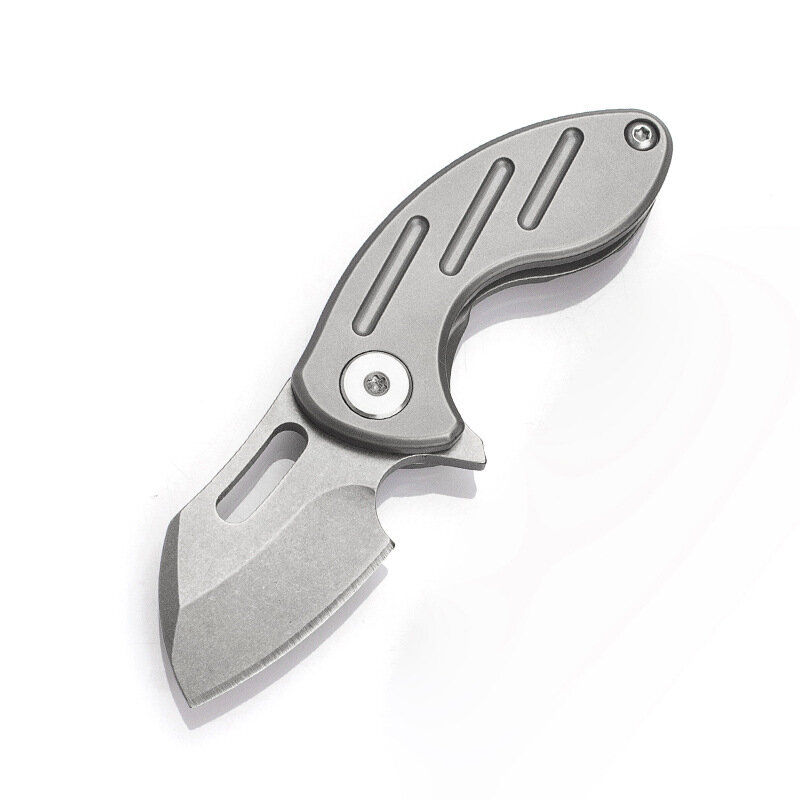 Складной нож из титанового сплава S35VN, высокая твердость, брелок, карманный нож, для активного отдыха, EDC, мини-складной нож для личной защиты