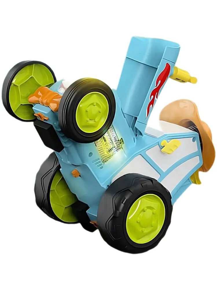 Танцующий трактор на пульте управления, машинка радиоуправляемая, детская интерактивная развивающая игрушка CC