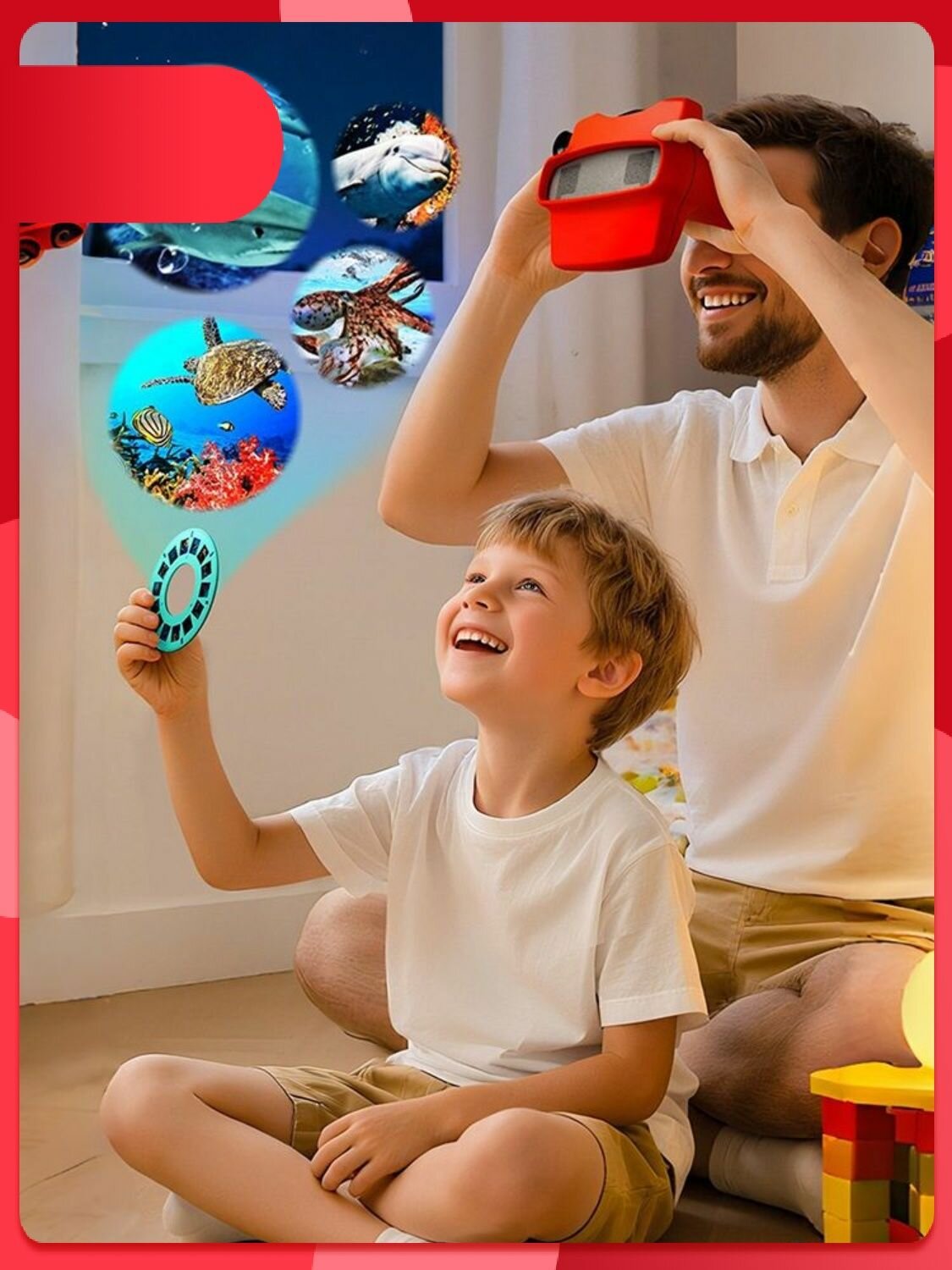 Эксклюзивный диапроектор для детского 3D видоискателя