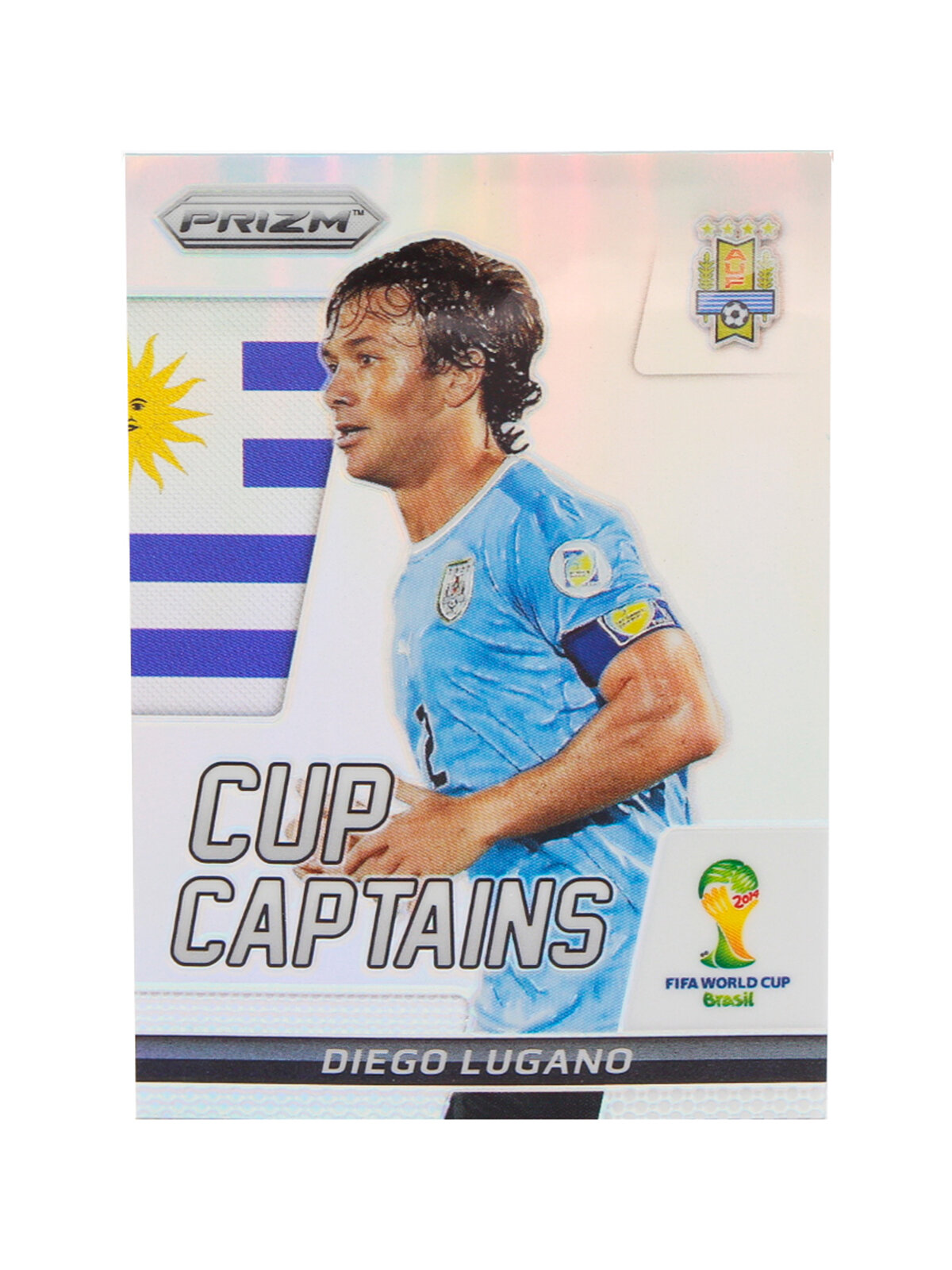 Коллекционная карточка Panini Prizm FIFA World Cup 2014: #8 Diego Lugano - Cup Capitains