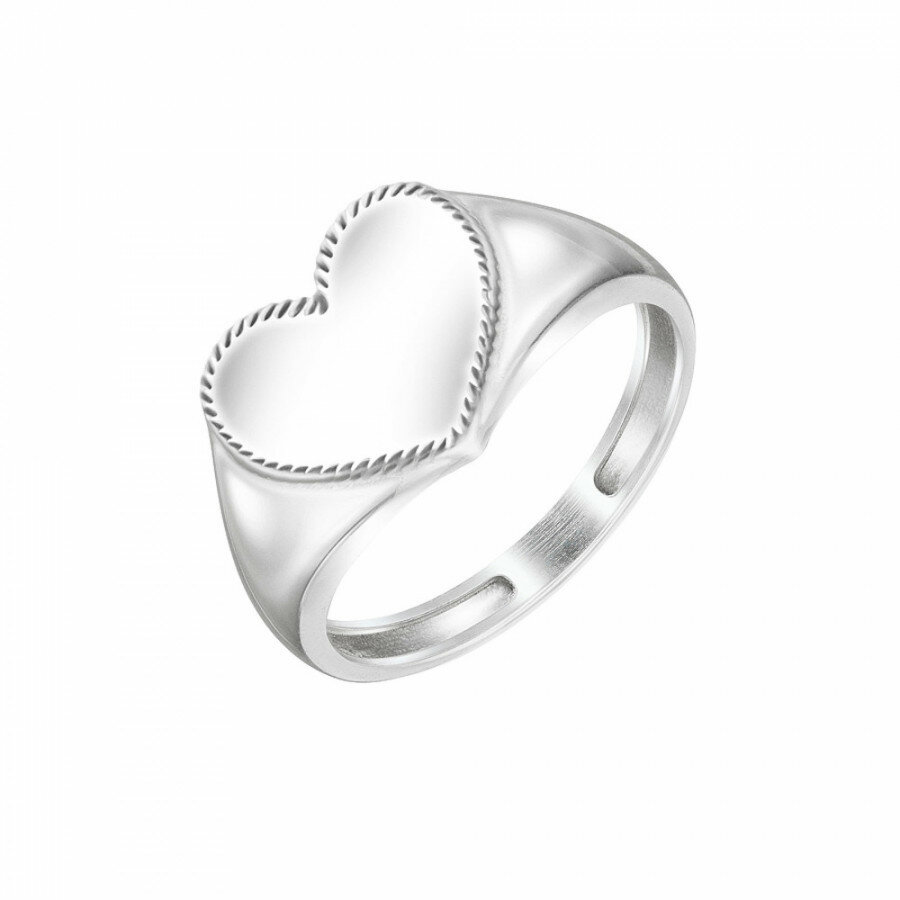 Кольцо, серебро, 925 проба, родирование