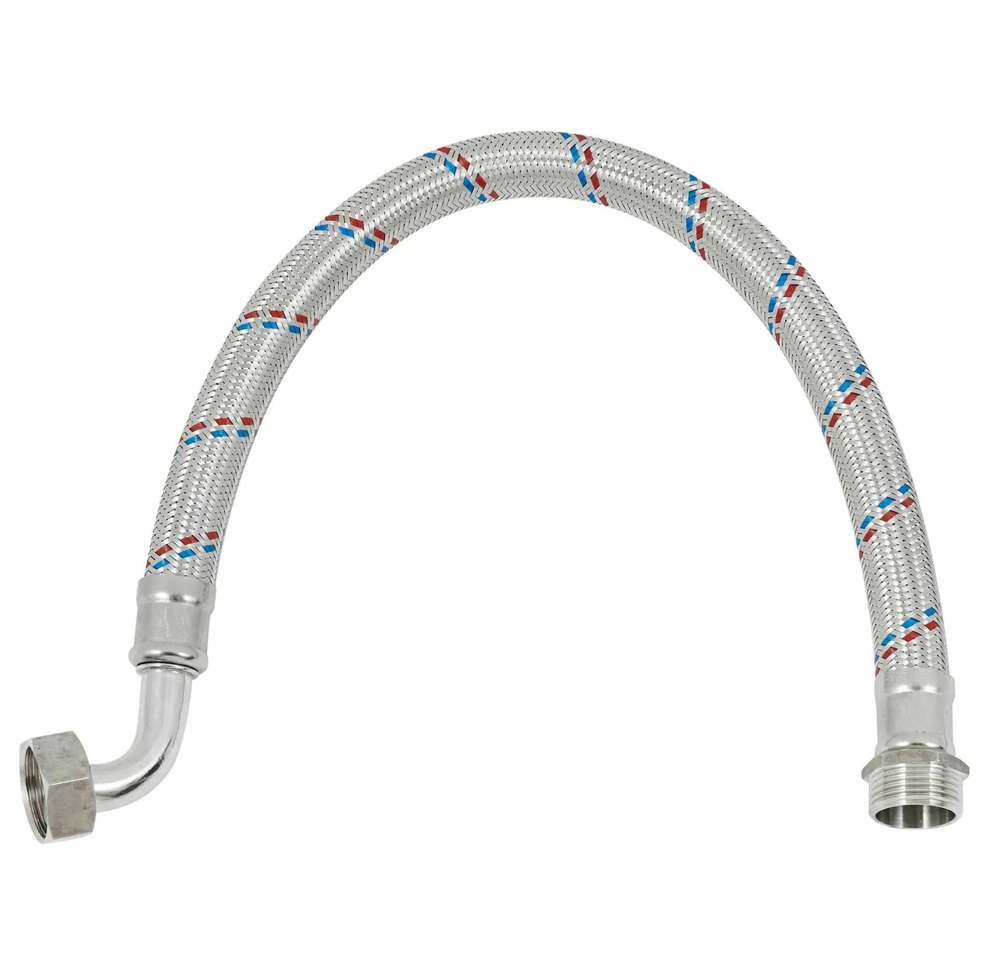 Подводка гибкая для воды гигант угловая 100 см 1" г/ш