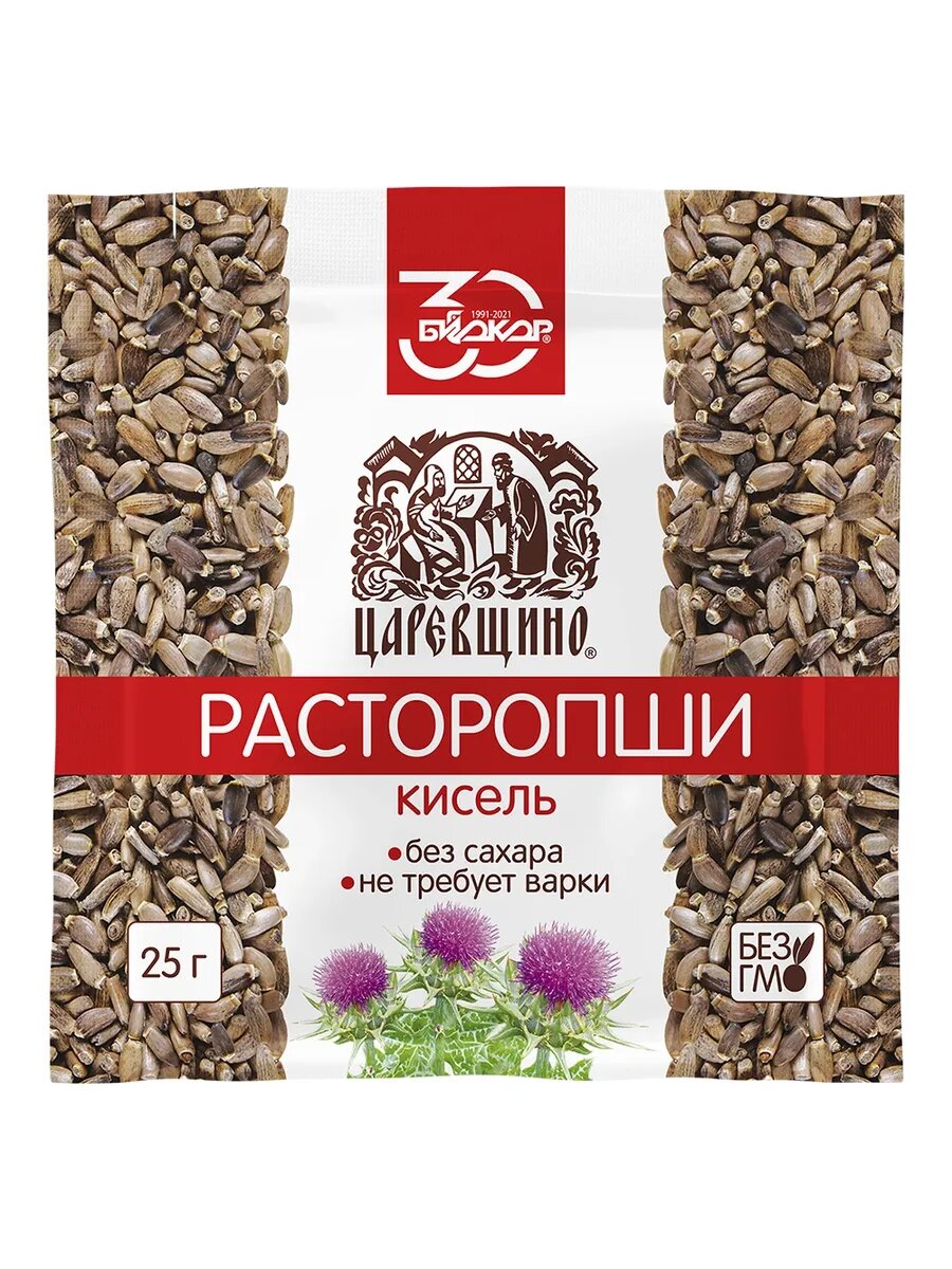 Кисель из расторопши царевщино 1 шт. по 25 гр порошок