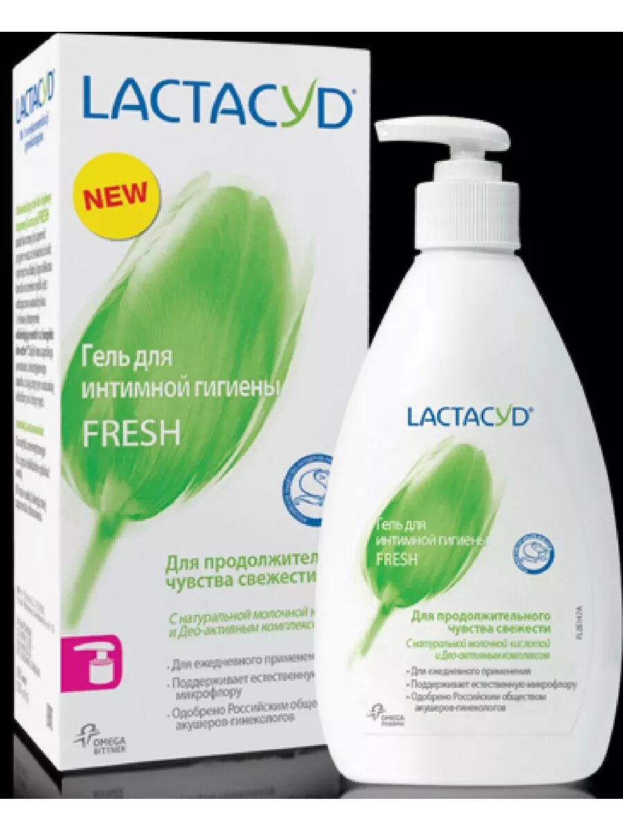 Лактацид гель для интимной гигиены освежающий 200 мл-1шт.