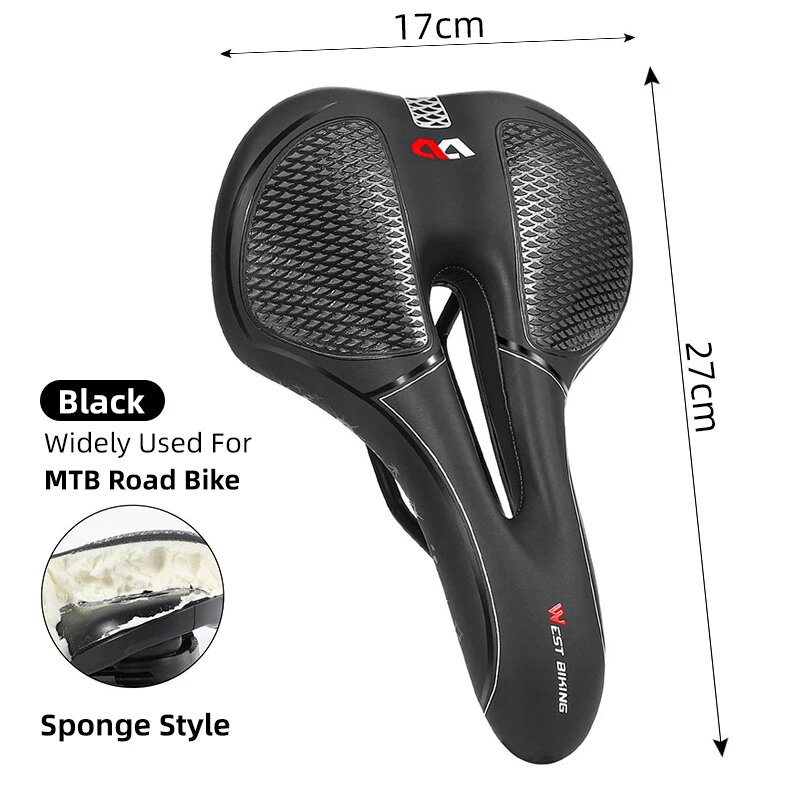 WEST BIKING MTB велосипедное седло MTB -Sponge 129B