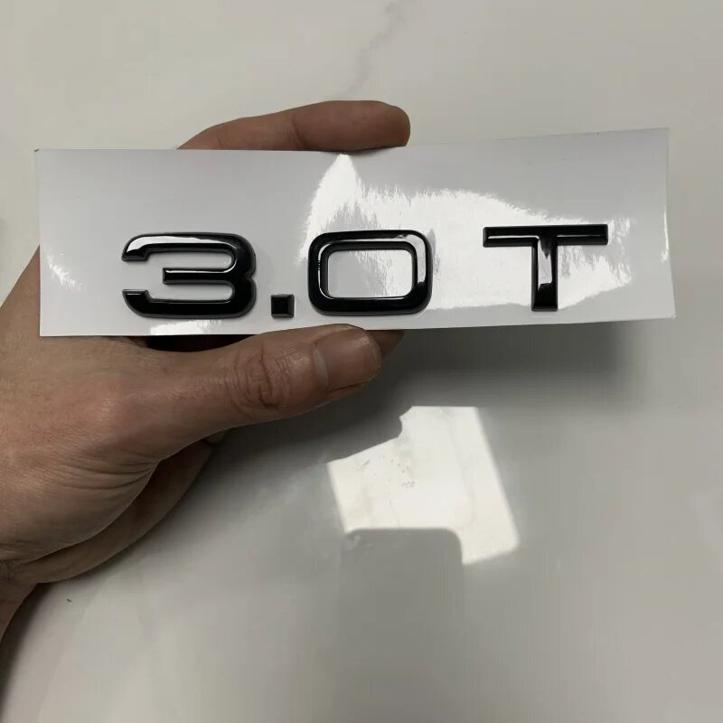 AUDI A3 2014-2024 4-кольцевой логотип ABS Черный Эмблема с прямым покрытием Автомобильный капот Передняя решетка Задний багажник Эмблема Значок Наклейка Sline ремонт