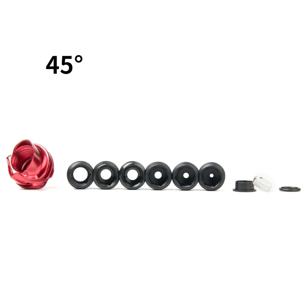 Оглядывающий блочный лук, линза для осветлителя, набор мишеней для прицеливания, алюминиевая Red 45