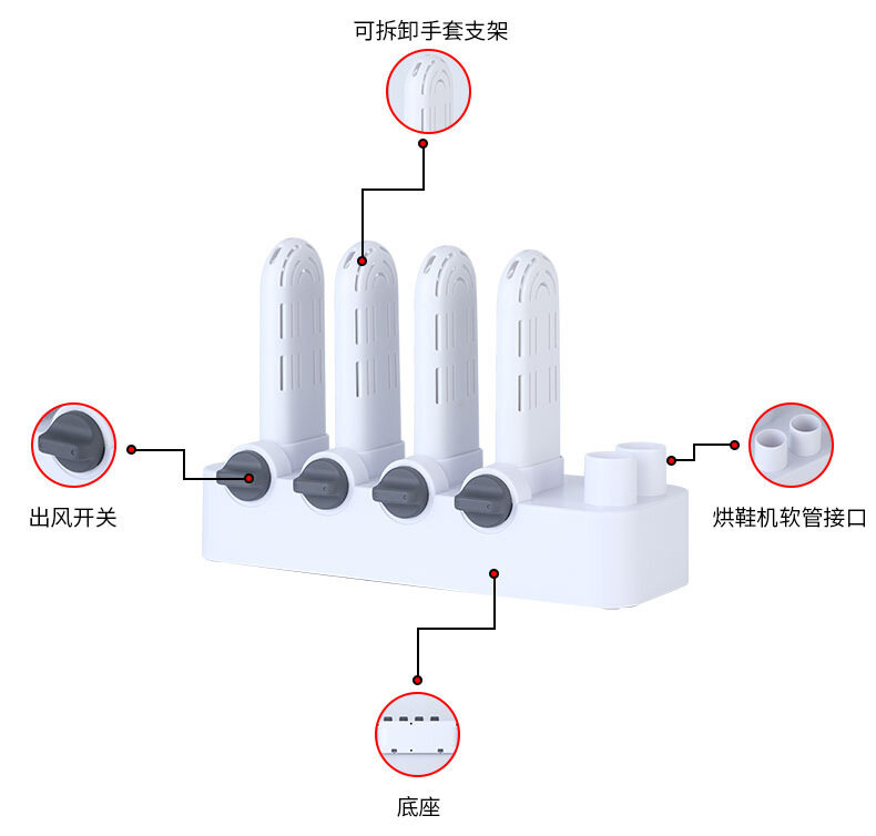 Настенный обувной сушильный аппарат, бытовой обувной сушильный аппарат, сушилка для обуви, сушилка для перчаток, электрическая обогреваемая сушилка для обуви.